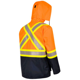 Pioneer THE DEFENDER Hi-Viz FR/ARC Tri-Laminate Safety Rain Jacket - BC ...